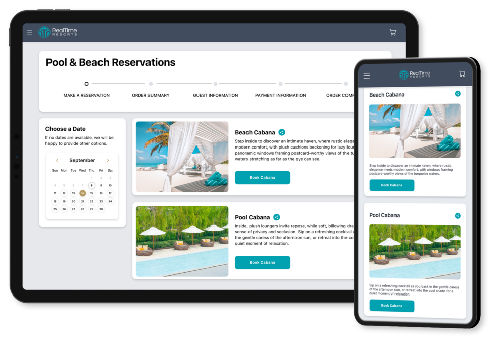 Pool & Beach - RealTime Reservation